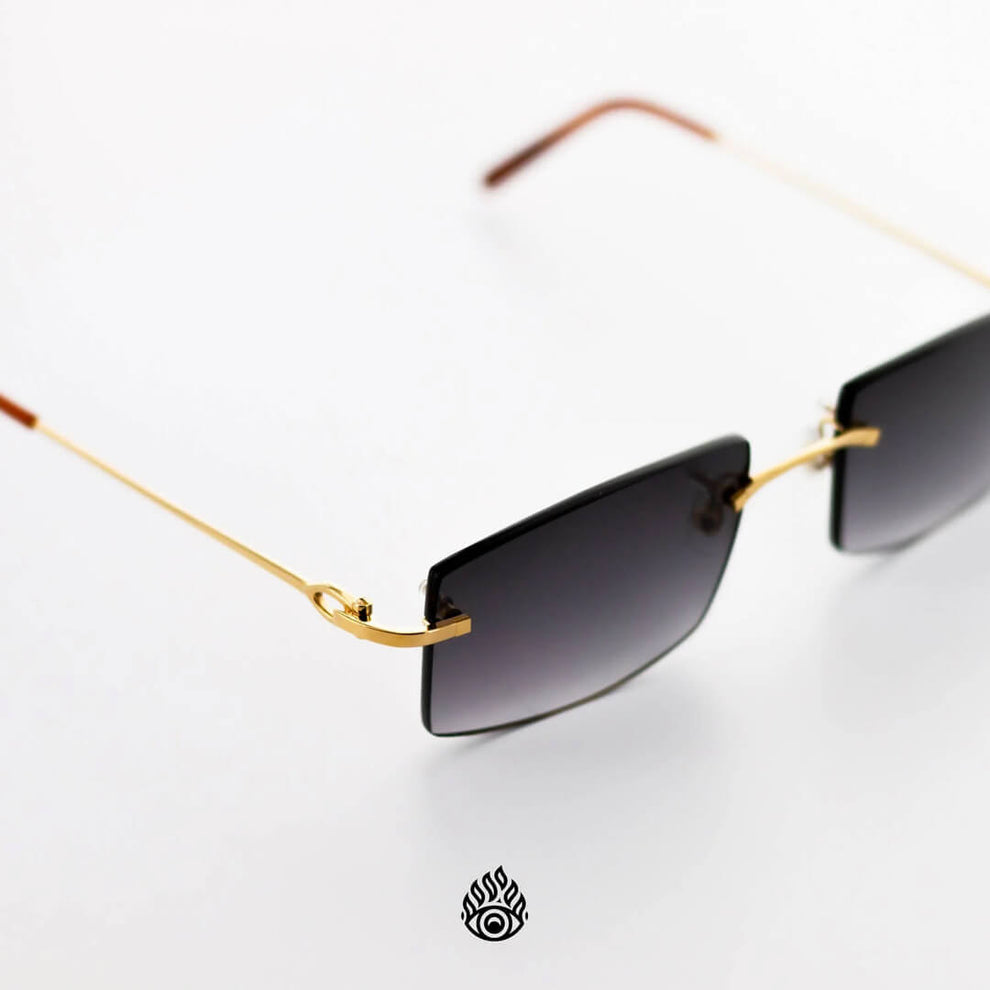 Cartier Signature C Glasses, Gold with Grey Lenses – All Eyes On Me